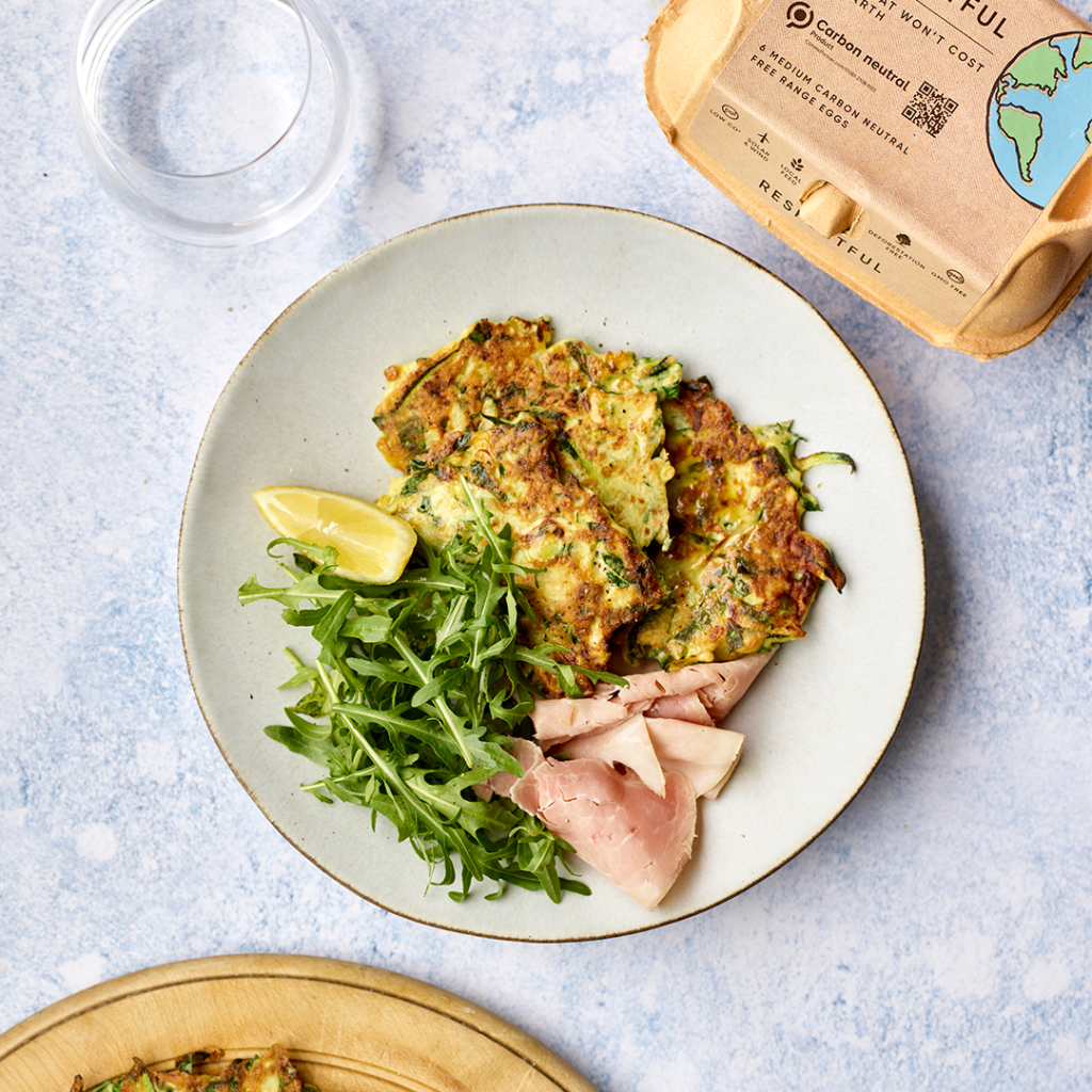 Respectful eggs | Cheesy courgette fritters | Lunch recipes